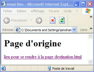 Créer des liens hypertextes en XHTML